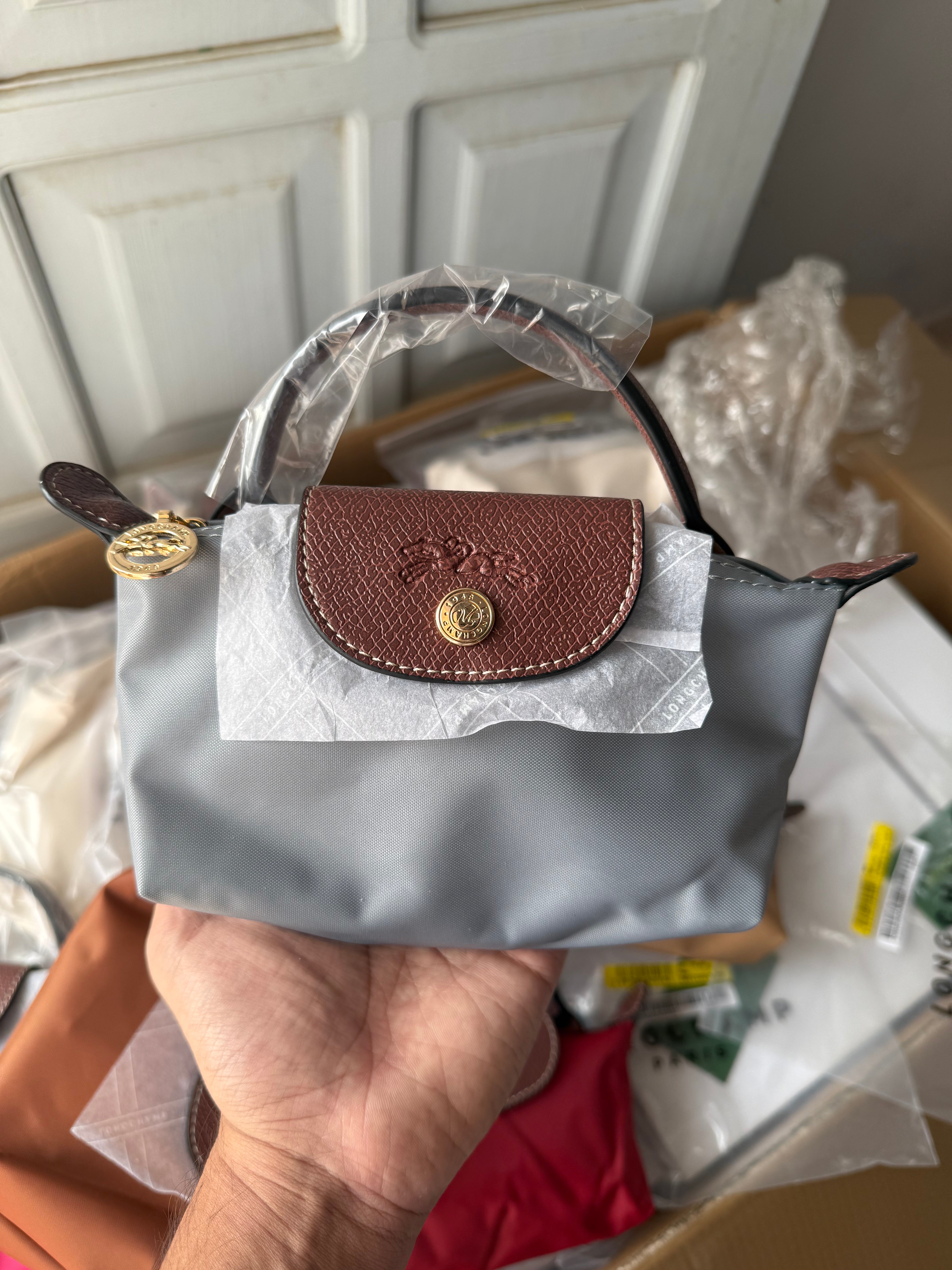 .LONG CHAMP LE PLIAGE ORIGINAL POUCH WITH HANDLE ( Master Series ...